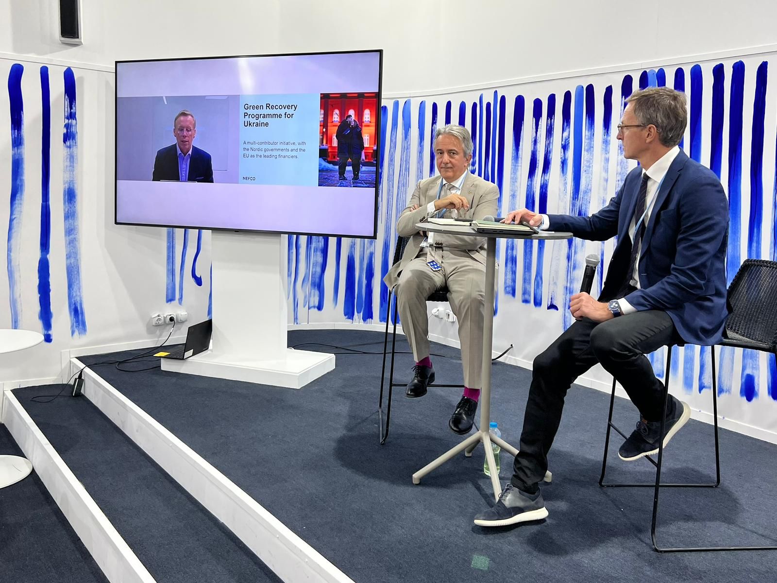 Green reconstruction in Ukraine - Nefco COP27 side event | Nefco