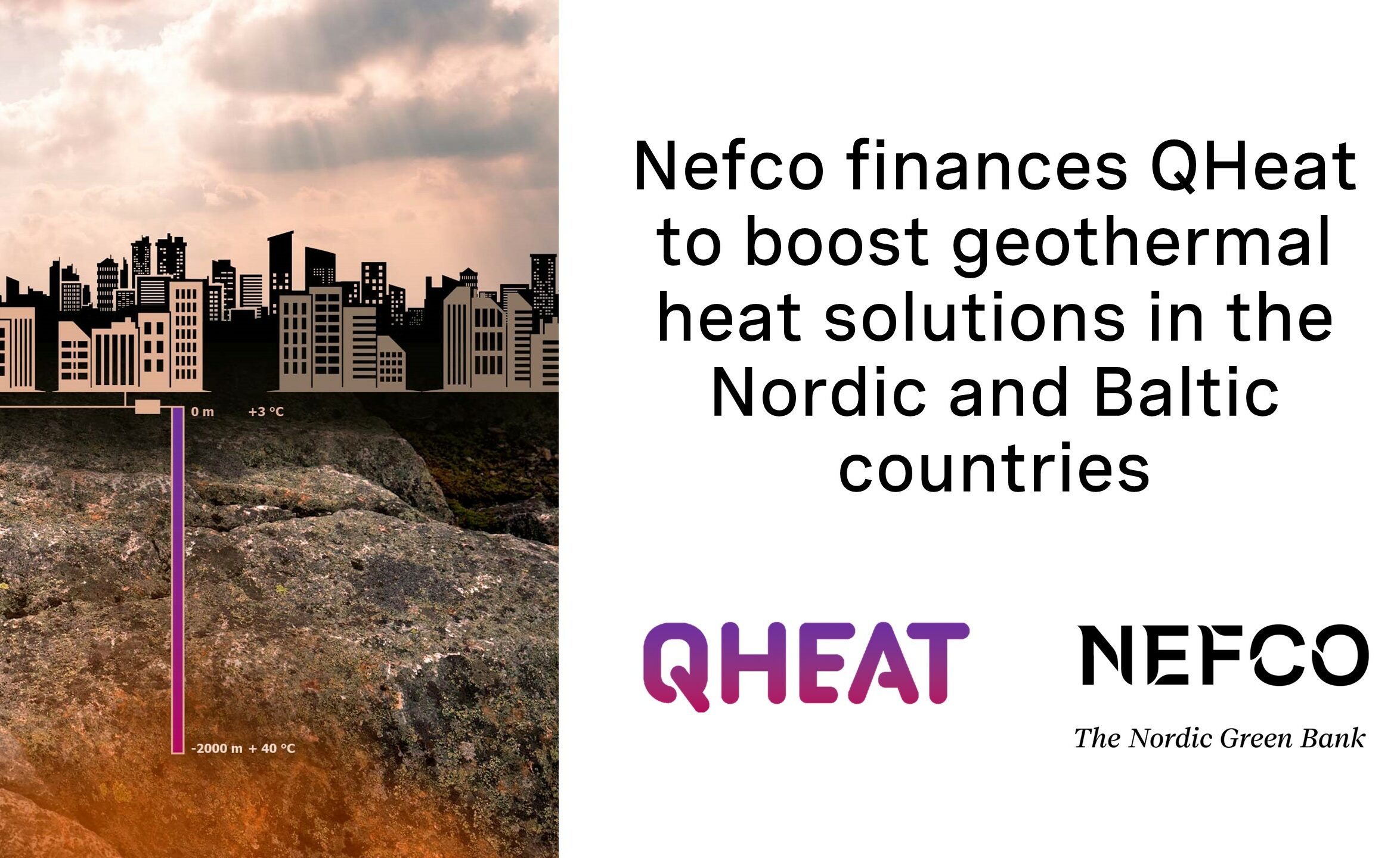 Nefco finances QHeat to boost geothermal solutions | Nefco