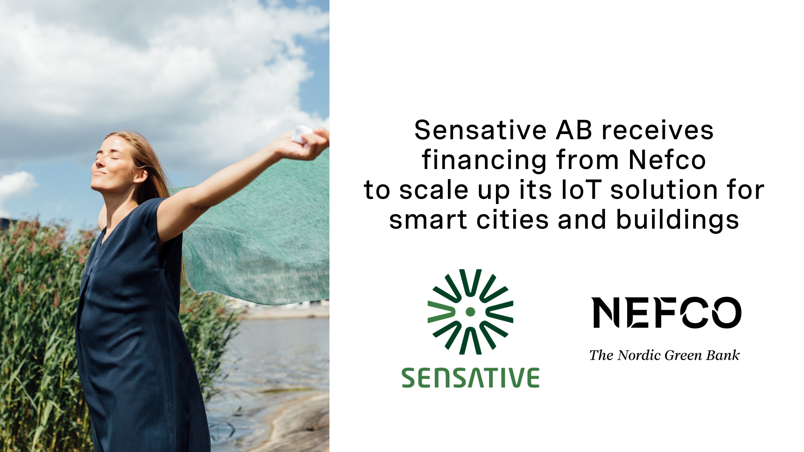 Nefco finansierar utvidgningen av Sensatives IoT-lösning | Nefco