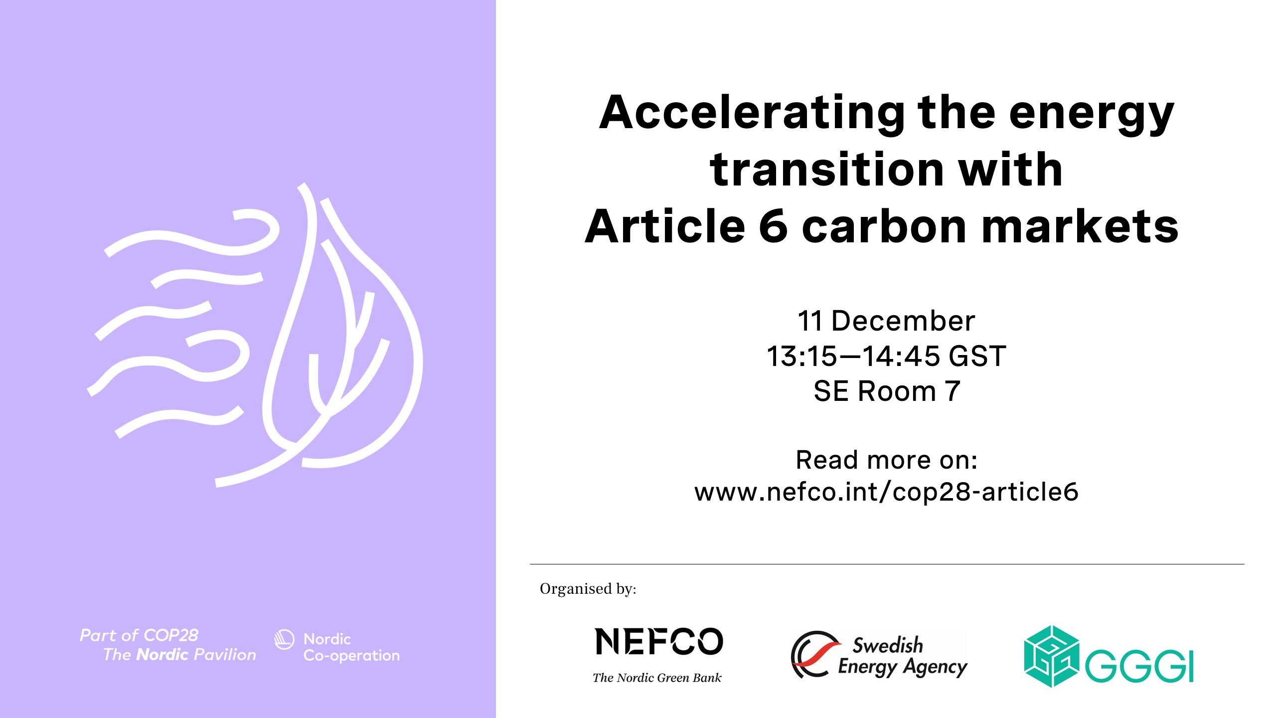COP28: Accelerating the energy transition with Article 6 carbon markets ...