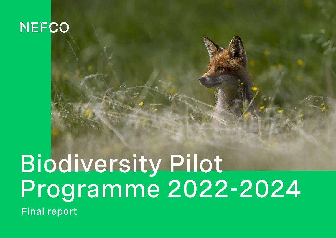 Biodiversity Pilot Programme - Final report | Nefco