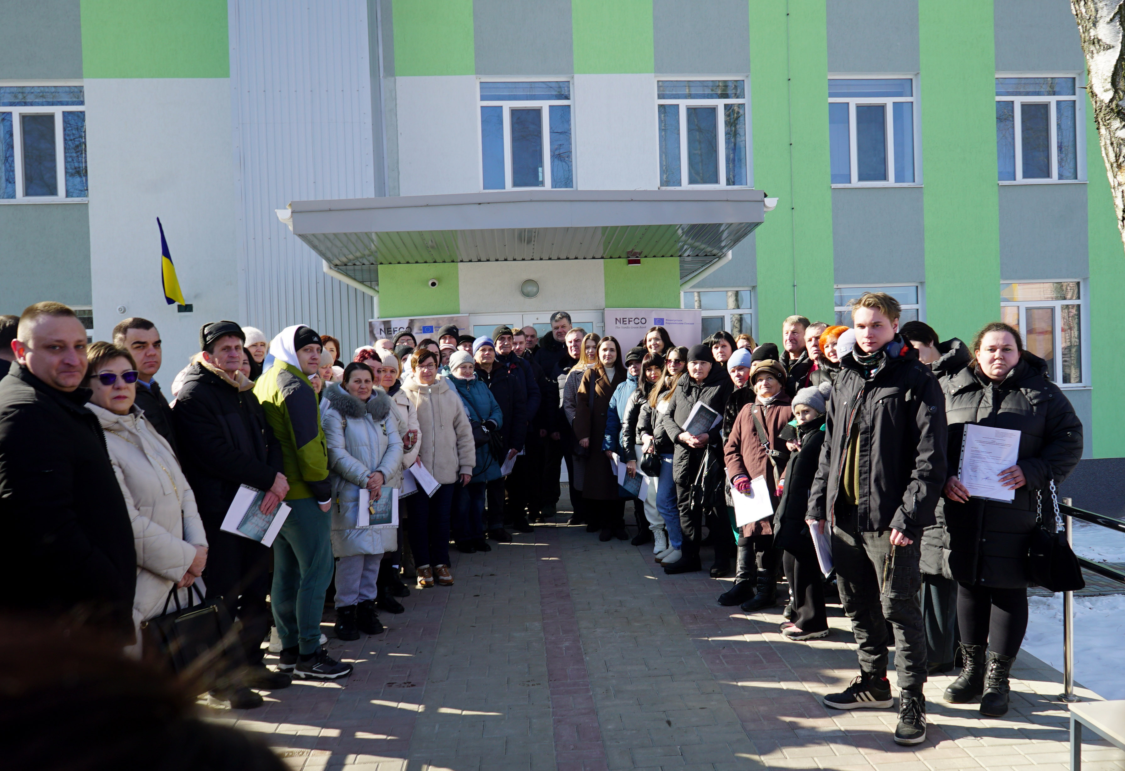Internally displaced families receive accommodation in Zvyahel, Ukraine ...